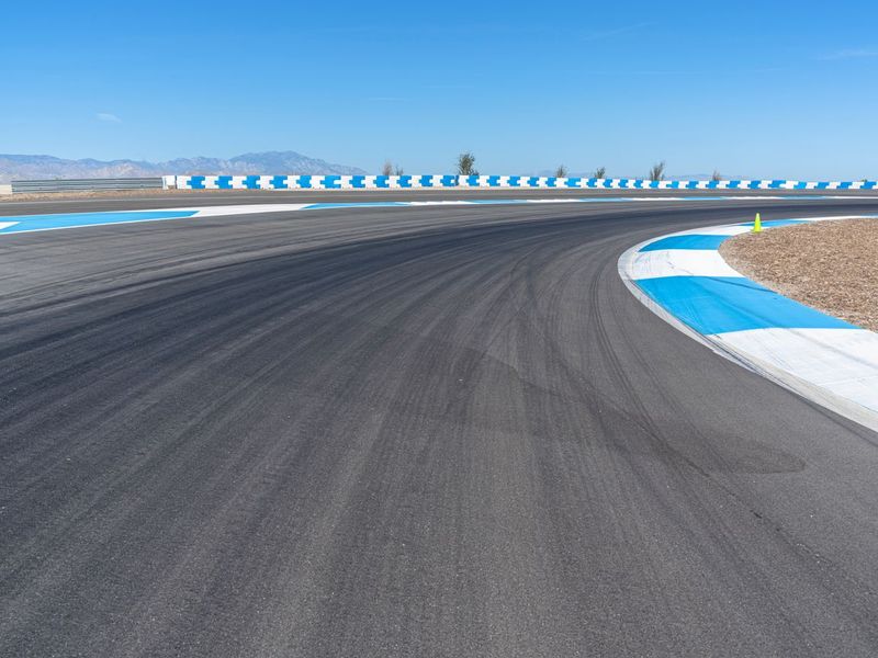 Race Track on Asphalt Road in USA HDRi Maps and Backplates