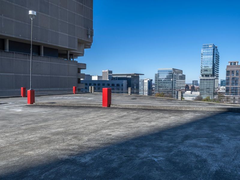 Modern Architecture in Atlanta, Georgia: The Parking Deck Scene HDRi ...