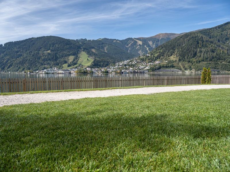 Austria Landscape: Mountain, Lake, Wooden Fence, Bench HDRi Maps and ...