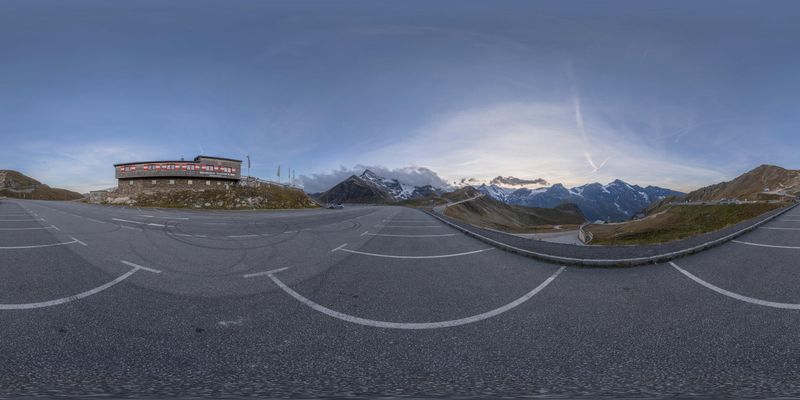 Austria: Panoramic Road near the Mountains HDRi Maps and Backplates