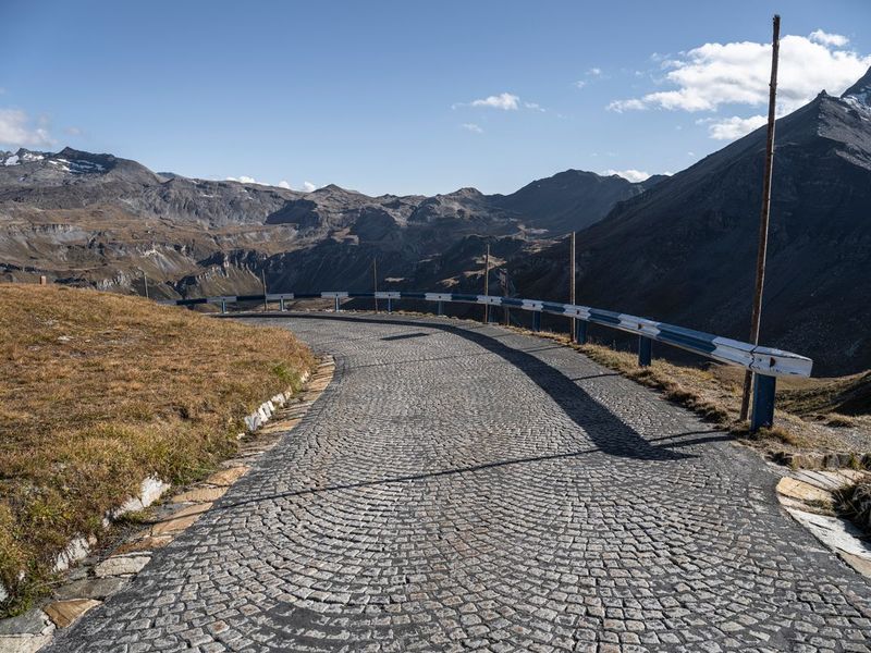 Austria Scenic Stone Road through Mountains HDRi Maps and Backplates