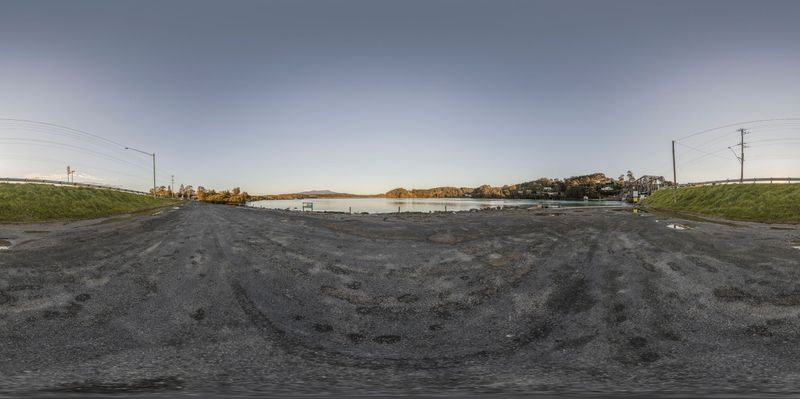 Coastal Landscape at Dawn HDRi Maps and Backplates