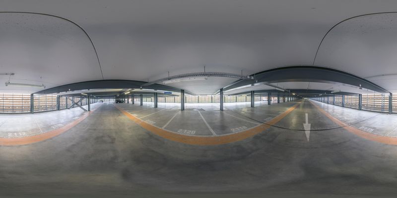 Urban Symmetry in Berlin, Germany HDRi Maps and Backplates