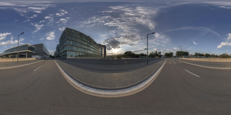 Modern Architecture in Barcelona's Financial District HDRi Maps and ...