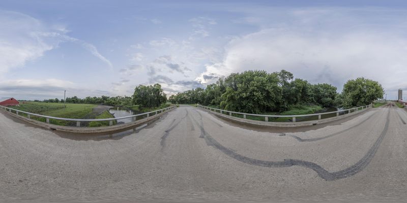 Bancroft, Iowa: A Scenic Rural Landscape HDRi Maps and Backplates