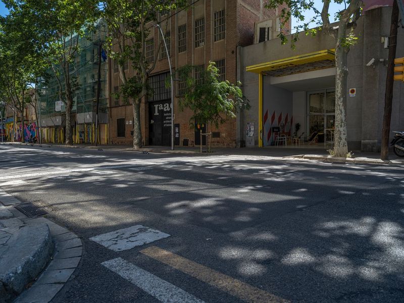 Barcelona's City Streets: Shadows and Vibrant Storefronts - HDRi Maps ...
