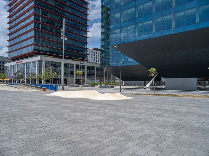 Barcelona: City and Urban Design with Open Spaces HDRi Maps and Backplates