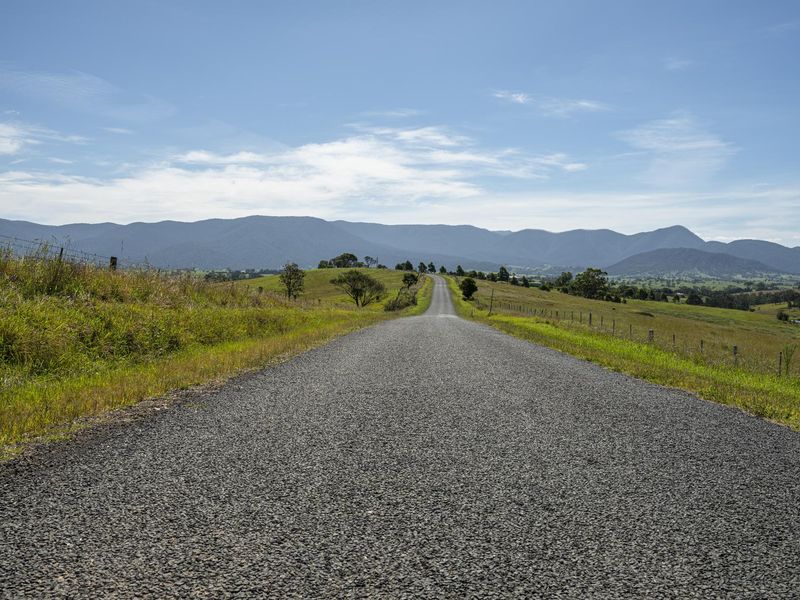 Bega Valley Australia: Straight Road Landscape HDRi Maps and Backplates