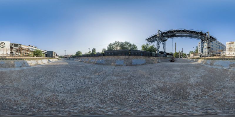 Beijing's 798 Art Zone: Urban Landscape and Panoramic View HDRi Maps ...