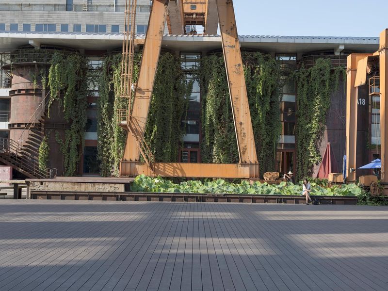 Beijing, China Urban Street with Buildings and Trees HDRi Maps and ...
