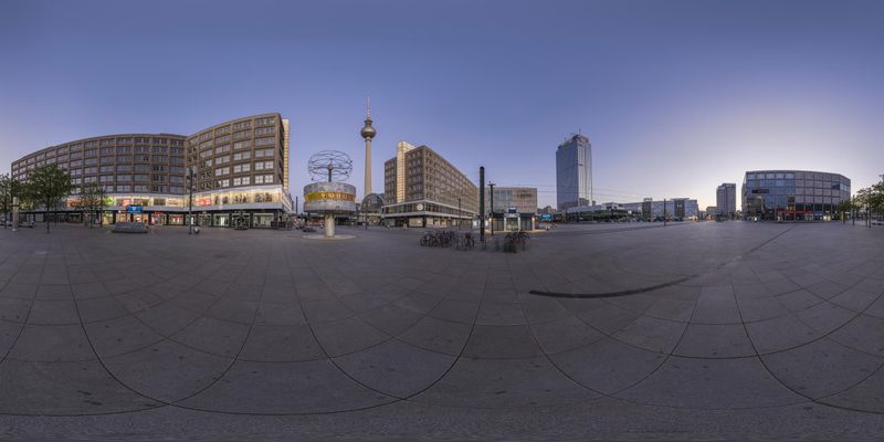 Berlin Alexanderplatz: A Panoramic View of the City HDRi Maps and ...