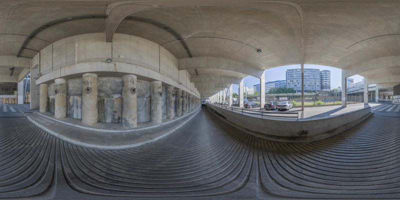 Berlin Architecture: Curved Flooring and Decorative Columns HDRi Maps ...