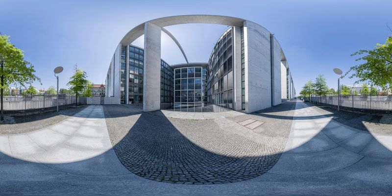 Berlin Building: A Fish-Eye View of Modern Architecture - HDRi Maps and ...