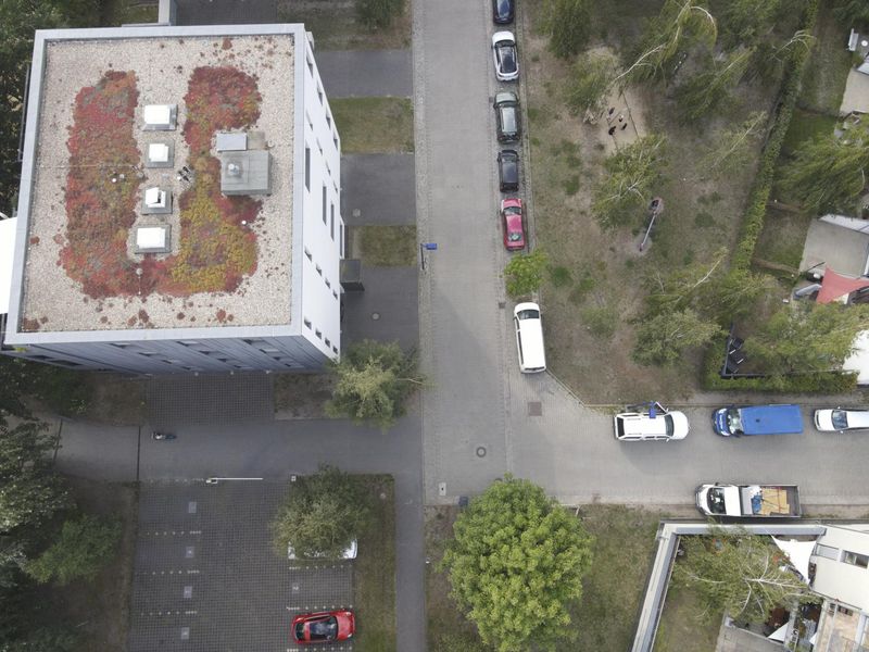 Berlin City: Aerial View of Urban Design HDRi Maps and Backplates