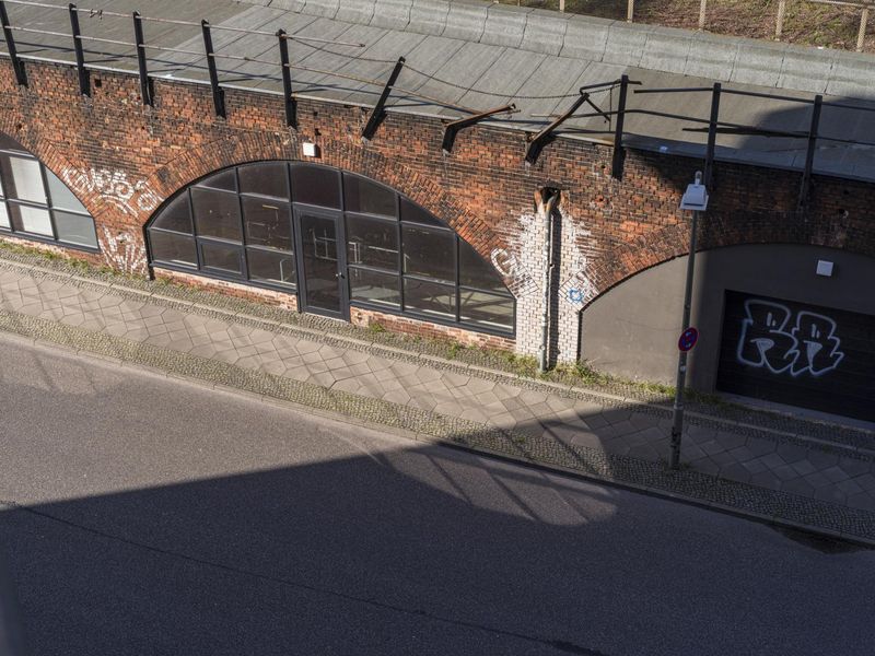 Berlin City Warehouse Graffiti in Europe HDRi Maps and Backplates