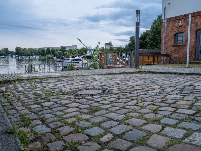 Coastal Harbor in Berlin: Pier Overlooking the Ocean HDRi Maps and ...
