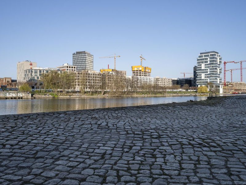 A Day in Berlin: Water Reflections and City Views HDRi Maps and Backplates