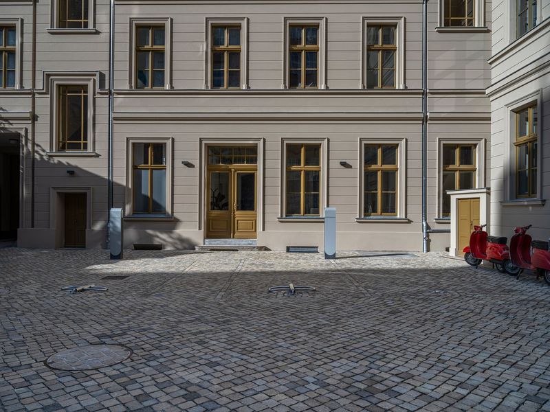Berlin's European Courtyard with Classic Architecture HDRi Maps and ...