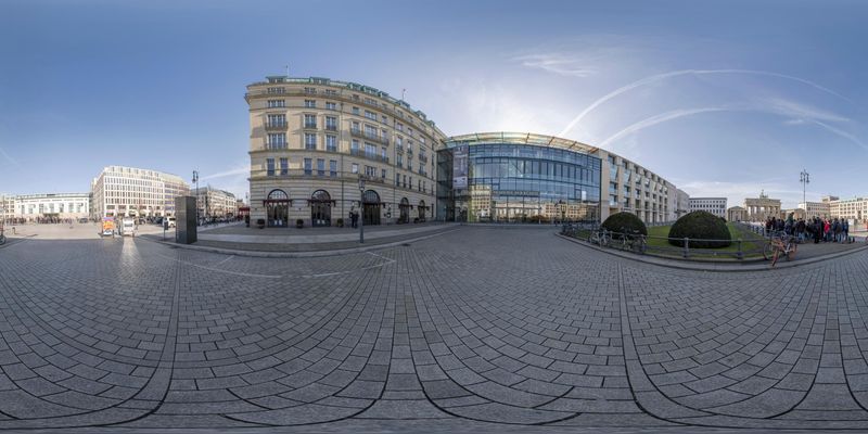 Berlin's European Plaza: A Stunning View of Buildings - HDRi Maps and ...