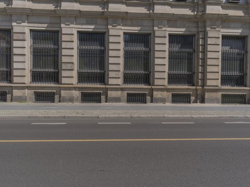 Berlin Germany Building Facade Windows HDRi Maps and Backplates