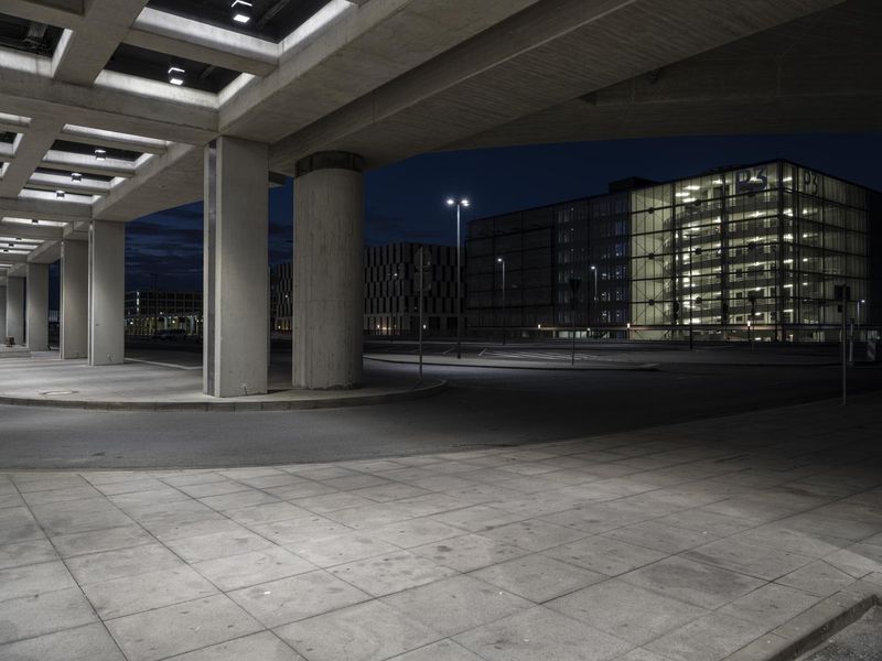 Berlin, Germany: City Night View HDRi Maps and Backplates