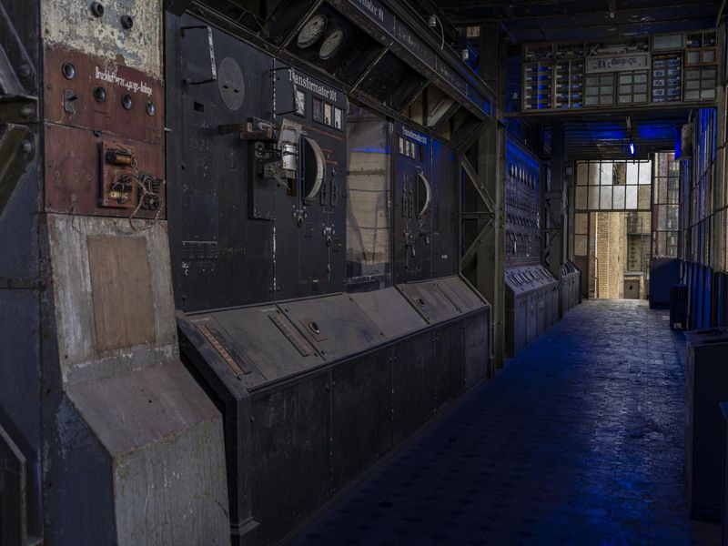 Berlin Germany Industrial Corridor HDRi Maps and Backplates