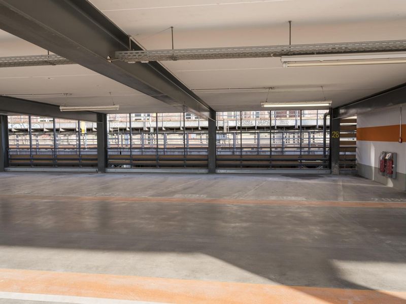 Berlin, Germany: Parking Garage Building with Glass HDRi Maps and ...