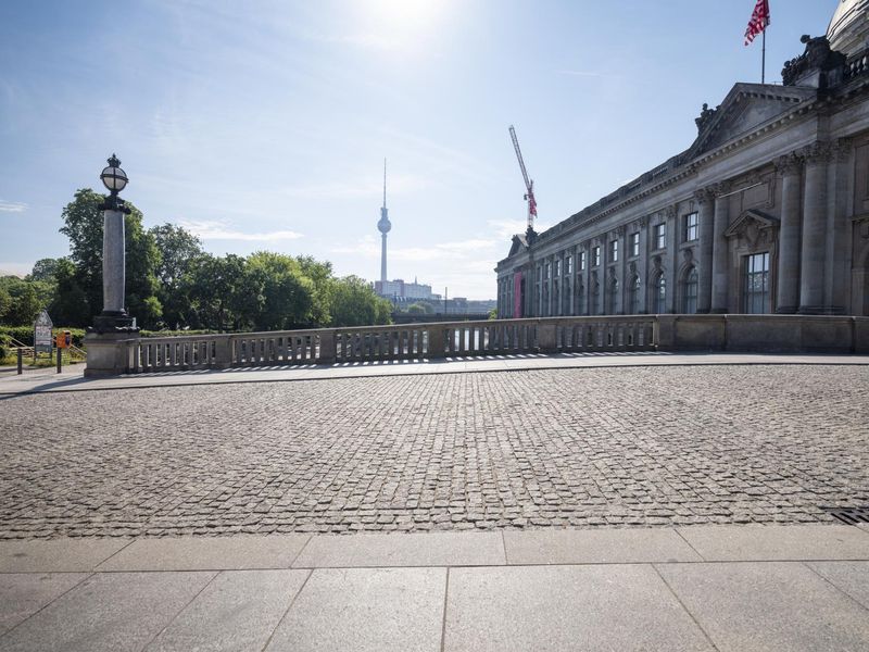Berlin, Germany: Town Square Building HDRi Maps and Backplates