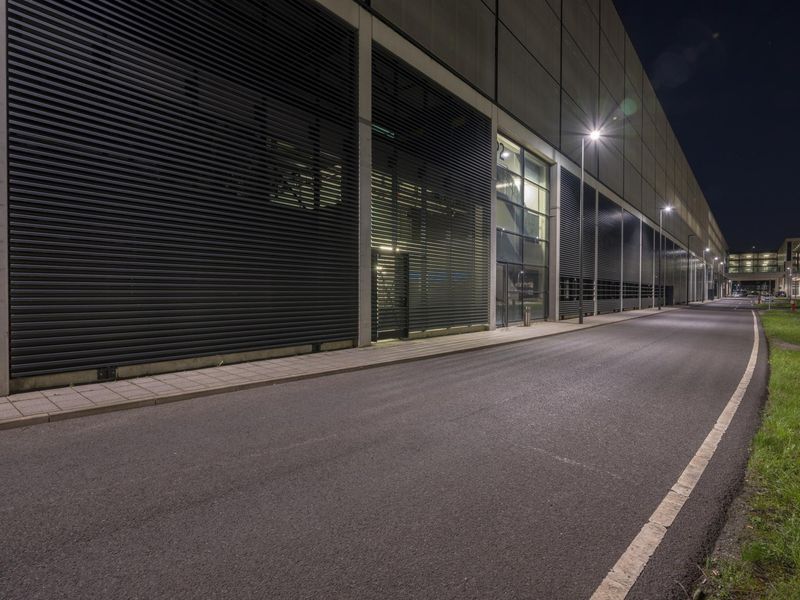 Night View of Berlin: Roads and Lights in the Metropolitan Area HDRi ...