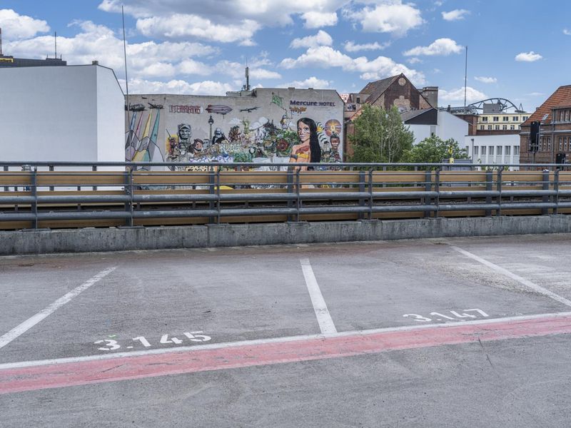 Berlin Parking Lot with Classic Architecture and Urban Design HDRi Maps ...