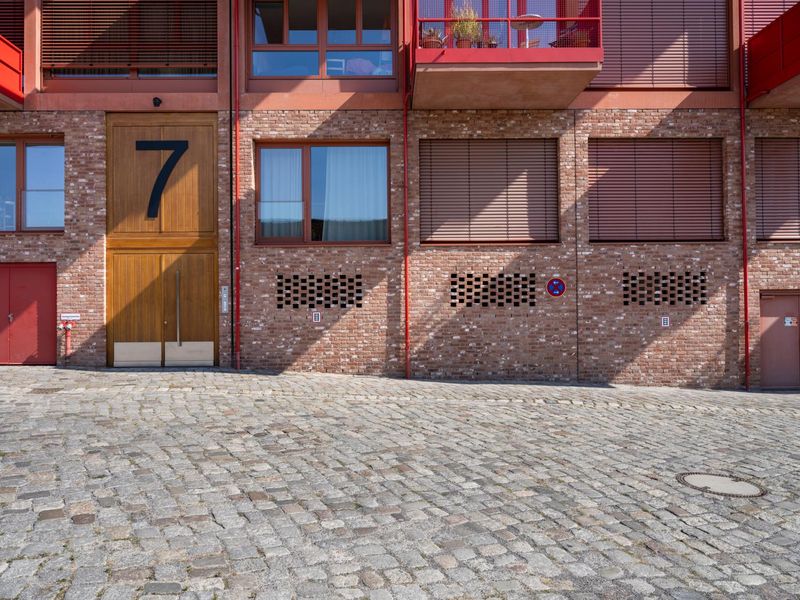 Berlin: Red Buildings and Modern Architecture HDRi Maps and Backplates