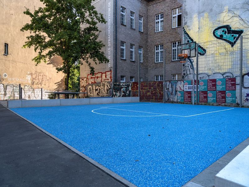 Berlin Residential Courtyard: Vibrant Graffiti Wall HDRi Maps and ...