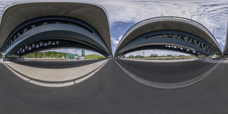 Berlin's Urban Design: Curved Structures Leading to the City HDRi Maps ...