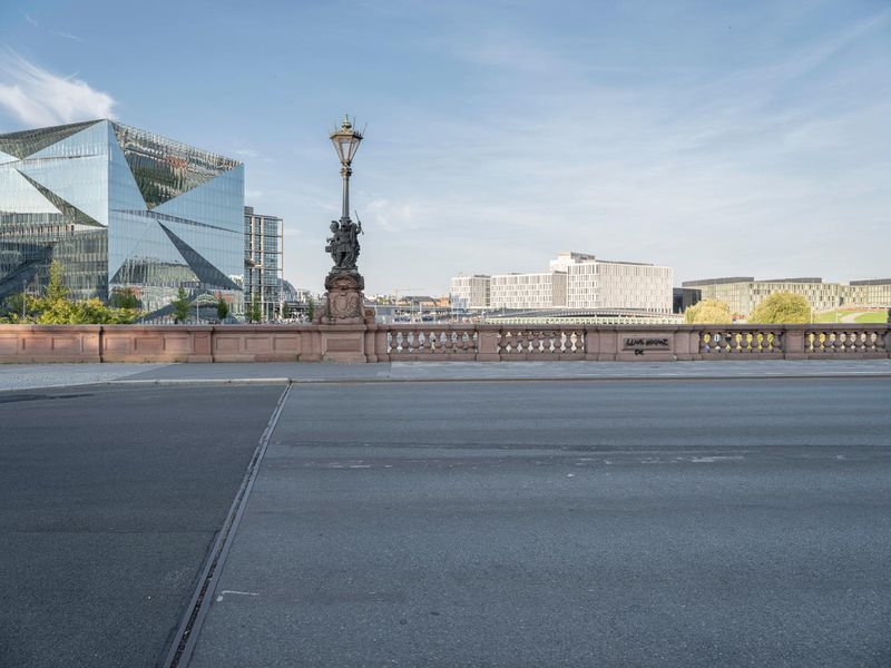 Berlin's Financial District: Office Buildings and Bustling Streets HDRi ...