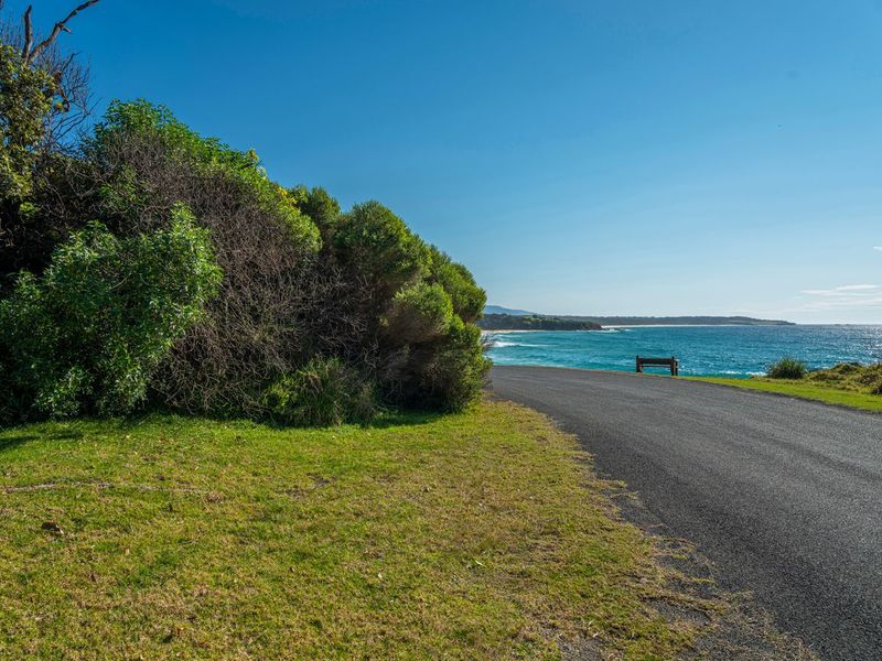 Bermagui Road Grassy Path Overlooking the Ocean HDRi Maps and Backplates