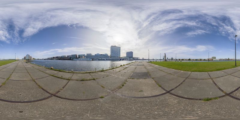 Exploring the Urban Design of a Big City Through Distorted Views HDRi ...