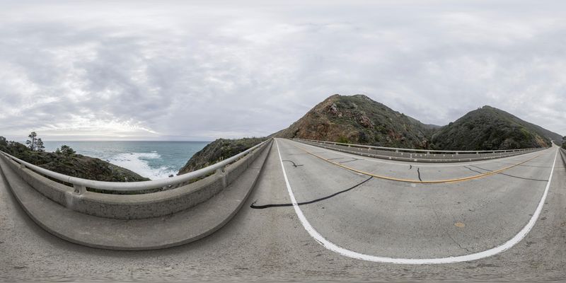 Big Sur, California: Coastal Mountain Views and Ocean HDRi Maps and ...
