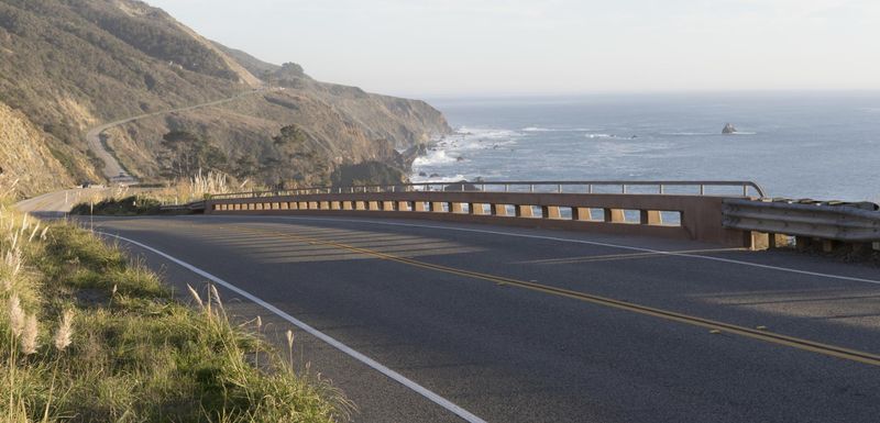 Big Sur: Ocean View from the Highway Bridge HDRi Maps and Backplates