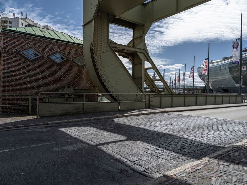 Bremen City Life: Bridge and Harbor HDRi Maps and Backplates