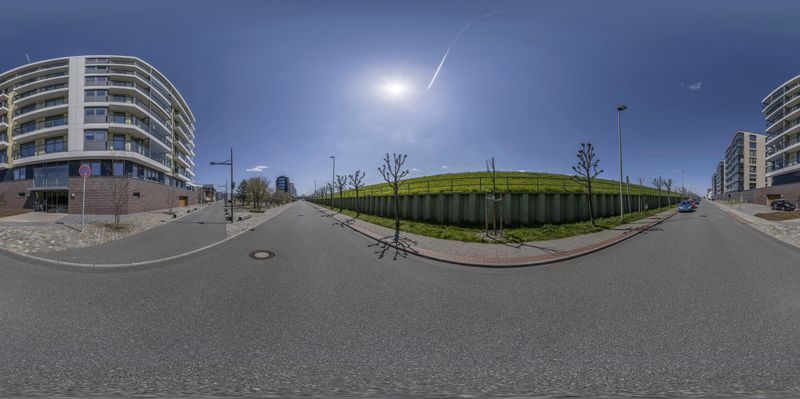 Bremen, Germany: A Modern Urban Landscape HDRi Maps and Backplates