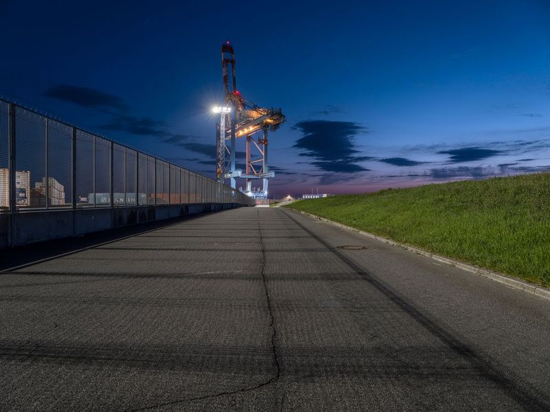 Bremen Harbor at Dawn: A View of the Container Port - HDRi Maps and ...