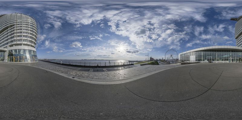 Bremen Urban Landscape: Modern Architecture and City Life HDRi Maps and ...