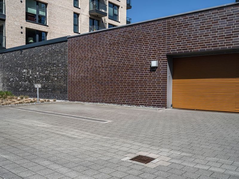 Brick Wall Building in Bremen City HDRi Maps and Backplates
