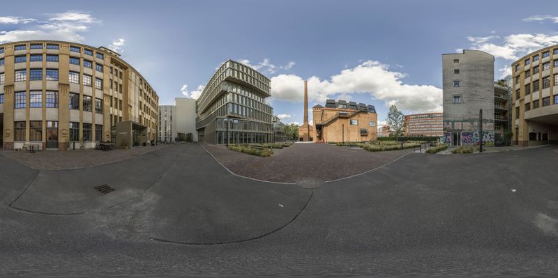 Warehouse and Office Building in a Business District HDRi Maps and ...