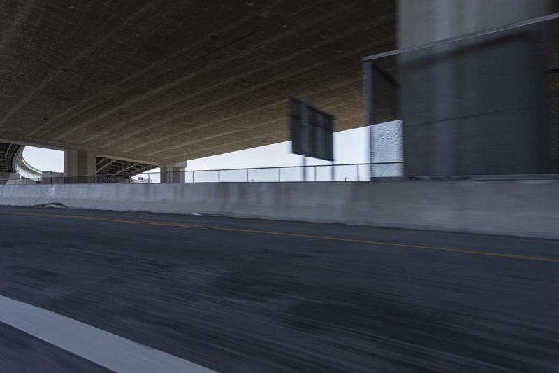Busy Highway Motion Blur on Asphalt Concrete HDRi Maps and Backplates