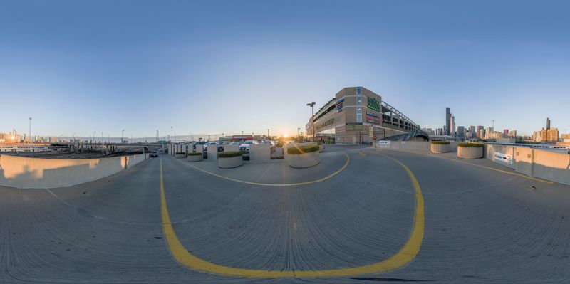 Chicago Skyline - Urban Metropolis HDRi Maps and Backplates