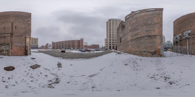 Exploring Detroit's Art District HDRi Maps and Backplates