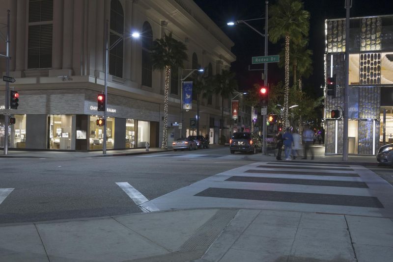 California Architecture City Night Life HDRi Maps and Backplates