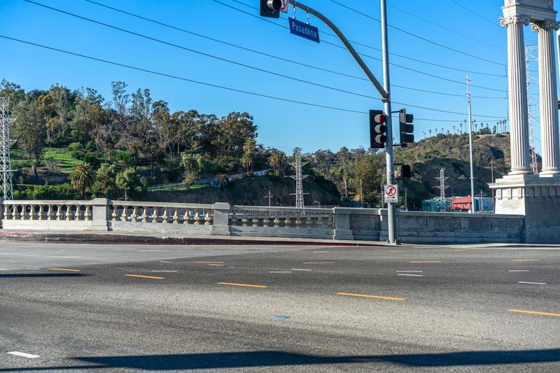 California Bridge: Overhead Powerline Under a Clear Sky HDRi Maps and ...