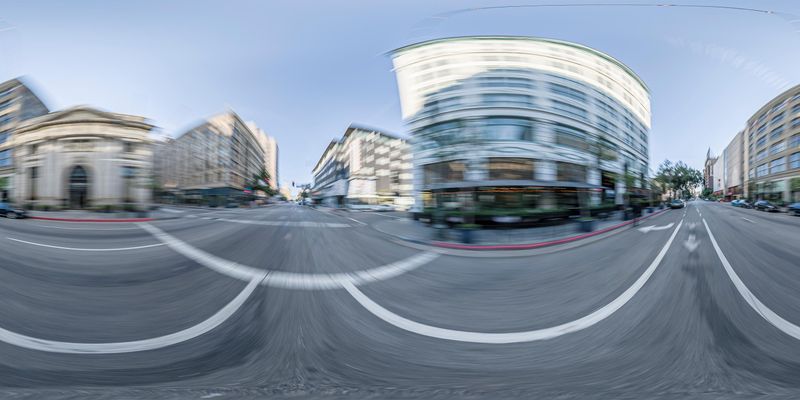 California City Street: Where Architecture Meets Skyline - HDRi Maps ...